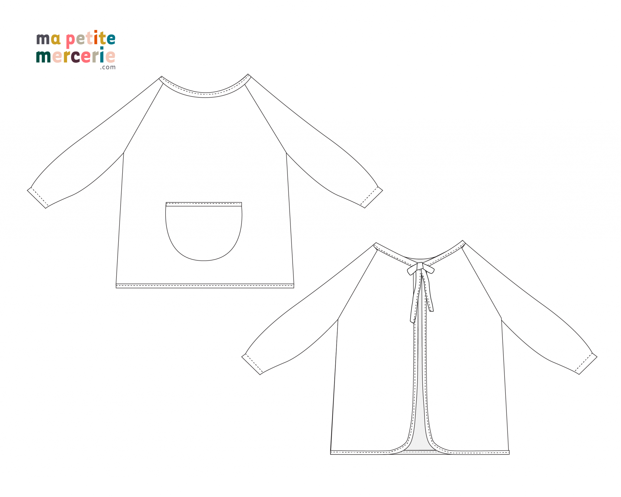Patron Tablier Enfant - Tuto Gratuit - Ma Petite Mercerie