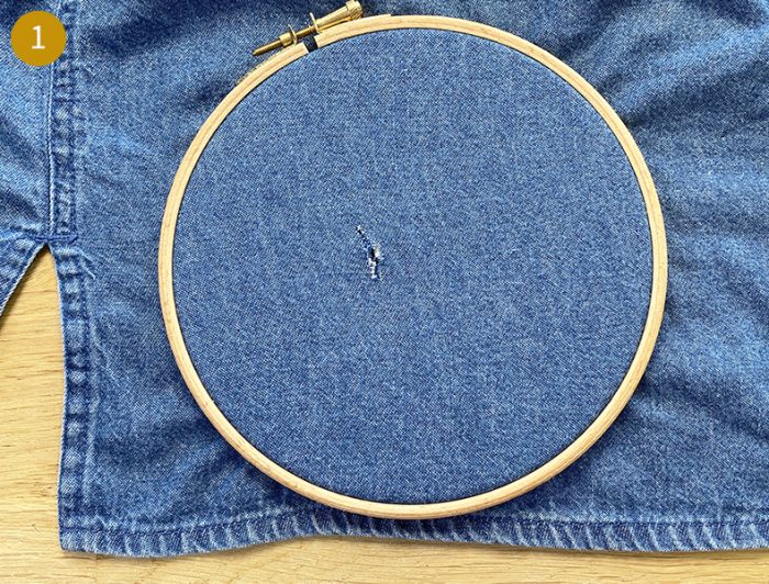 Comment broder un trou ? - Raccommo'day #1